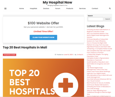 Top 20 Best Hospitals in Mali - Best Cardiac Hospitals