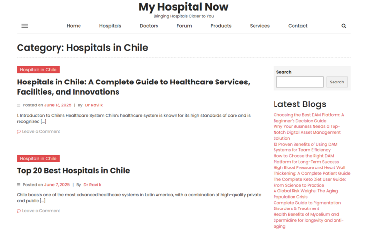 Best Hospitals in Chile - Best Cardiac Hospitals