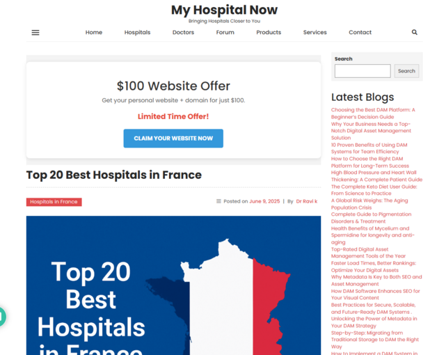 Top 20 Best Hospitals in France - Best Cardiac Hospitals