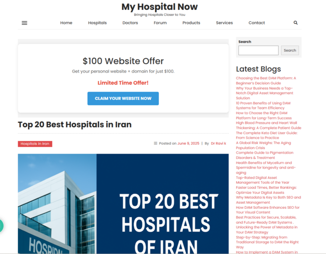 Top 20 Best Hospitals in Iran for Medical Tourism - Best Cardiac Hospitals