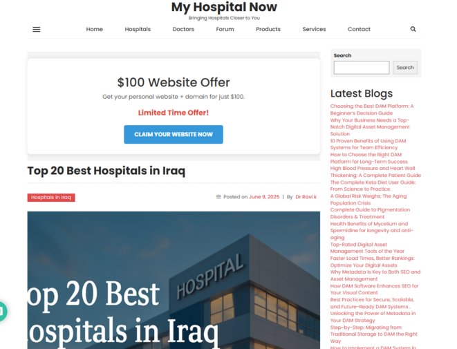 Top 20 Best Hospitals in Iraq for Medical Tourism - Best Cardiac Hospitals