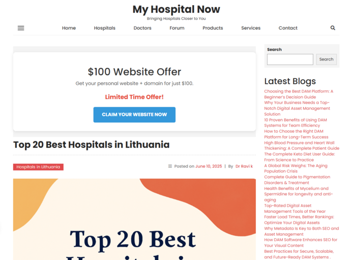 Top 20 Best Hospitals in Lithuania - Best Cardiac Hospitals